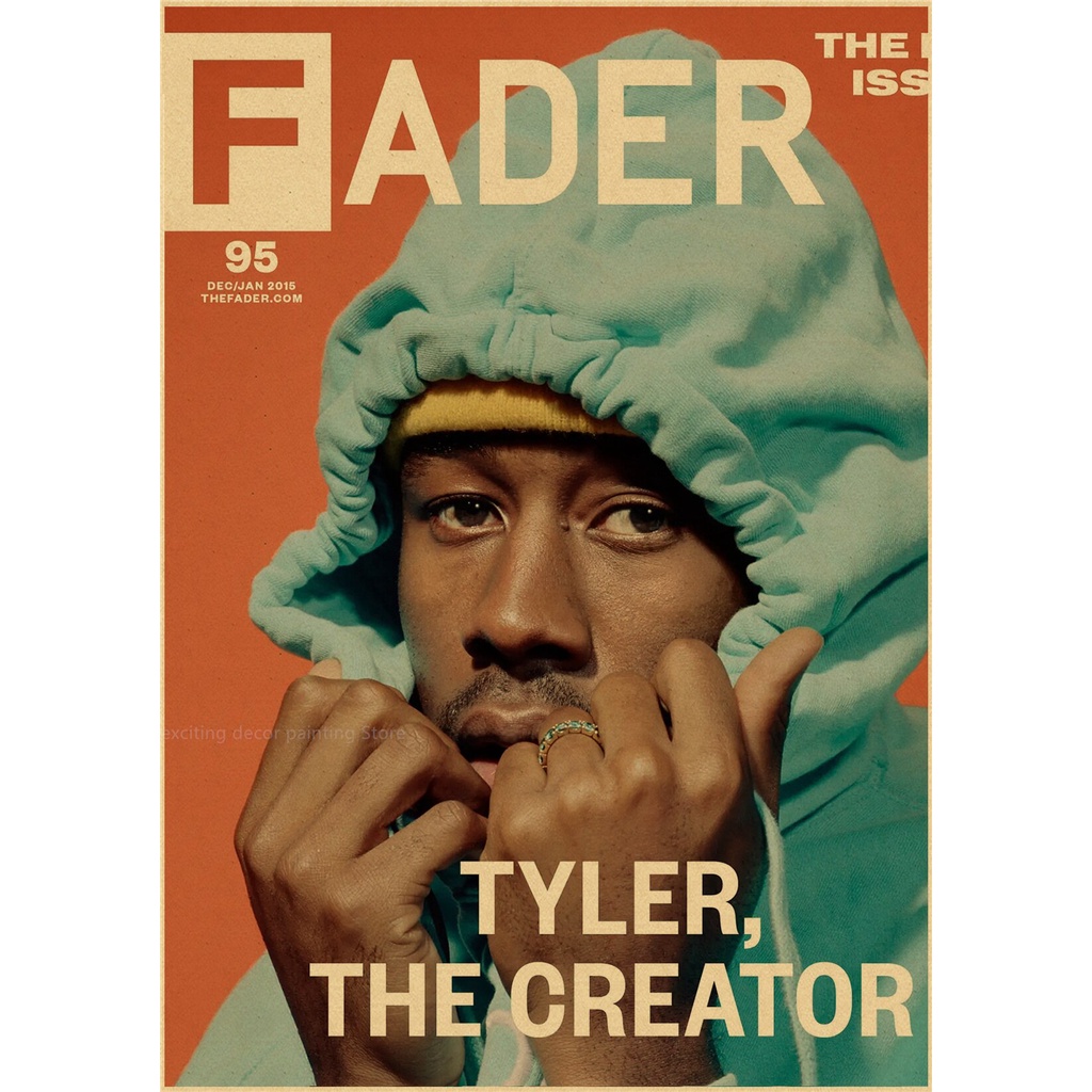 Rapper Tyler The Creator Flower Boy Posters Wolf Retro Kraft Paper ...