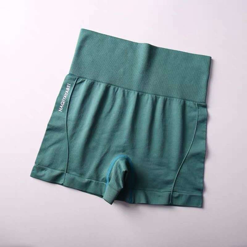 Enna Women High Waist sports shorts tight Peach hip-boosting Quick dry ...