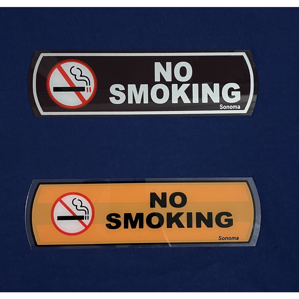 A-Mart High Quality Acrylic Signage 3x10 inches No Smoking Sign Acrylic ...