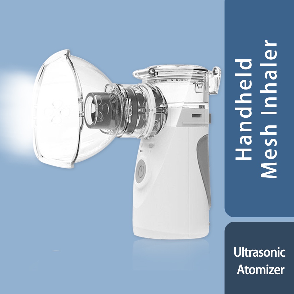 Rechargeable Portable Nebulizer Handheld Mesh Inhaler Ultrasonic ...