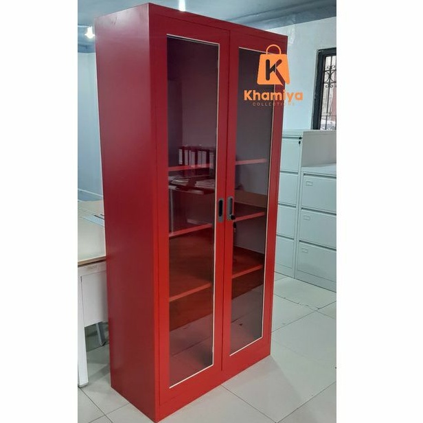 Fireman's Cabinet Red Color, Adjustable Shelves Storage Cabinet, High ...