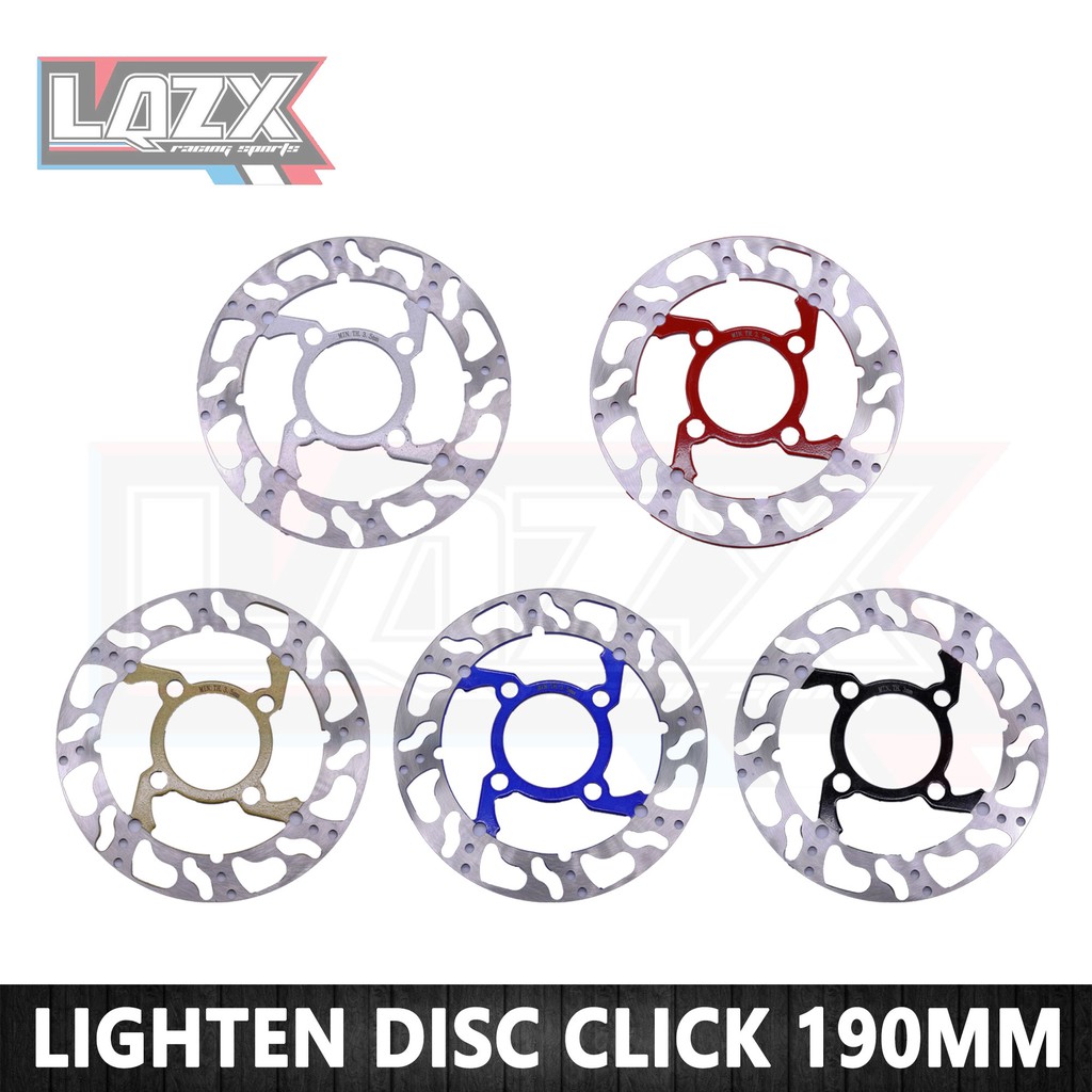 lighten disc honda click 125/150 - 4holes 190mm | Shopee Philippines