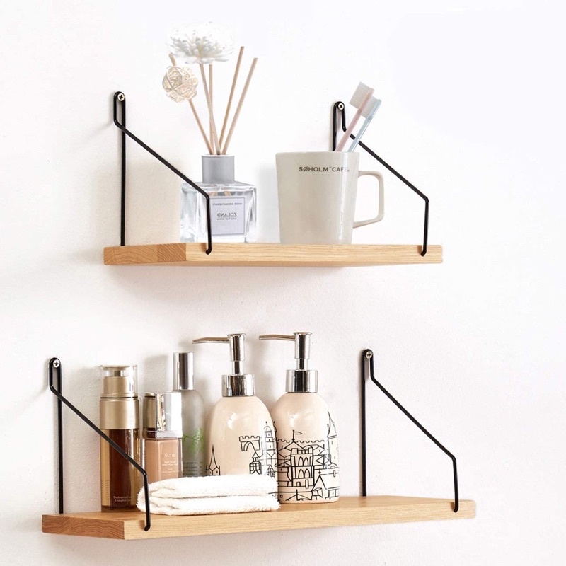 KAYU Raka Wooden Shelves, Floating Shelves, Accessory Shelves, Multi ...