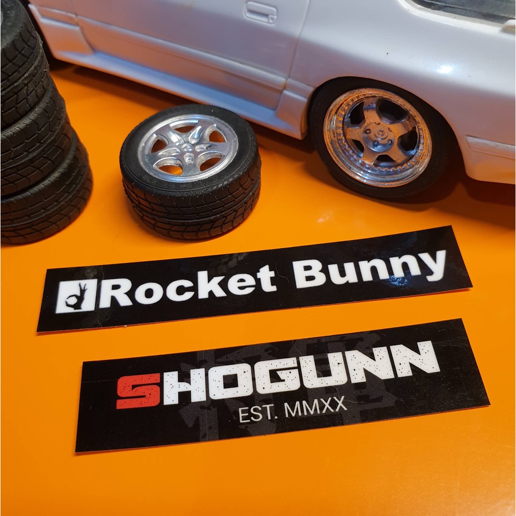 Rocket Bunny Logo Laminated Vinyl Sticker | Shopee Philippines