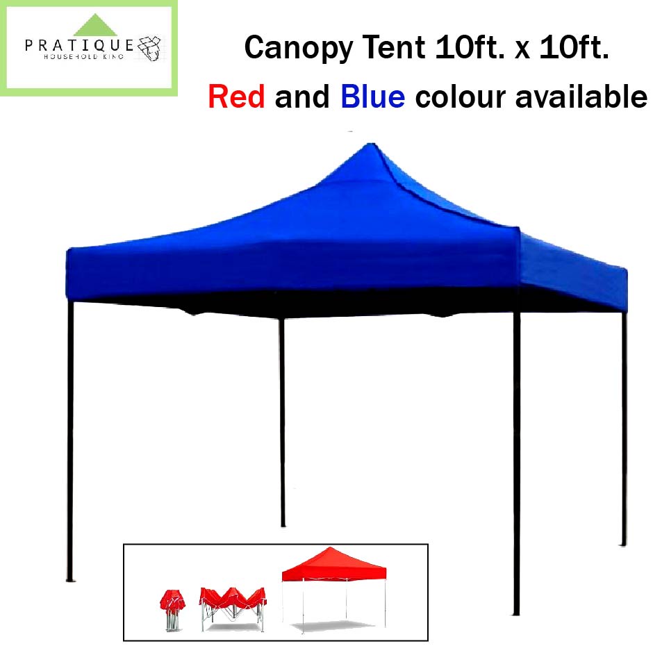 10x10ft 3x3m folding canopy / folding tent / kanopi bazar / khemah ...