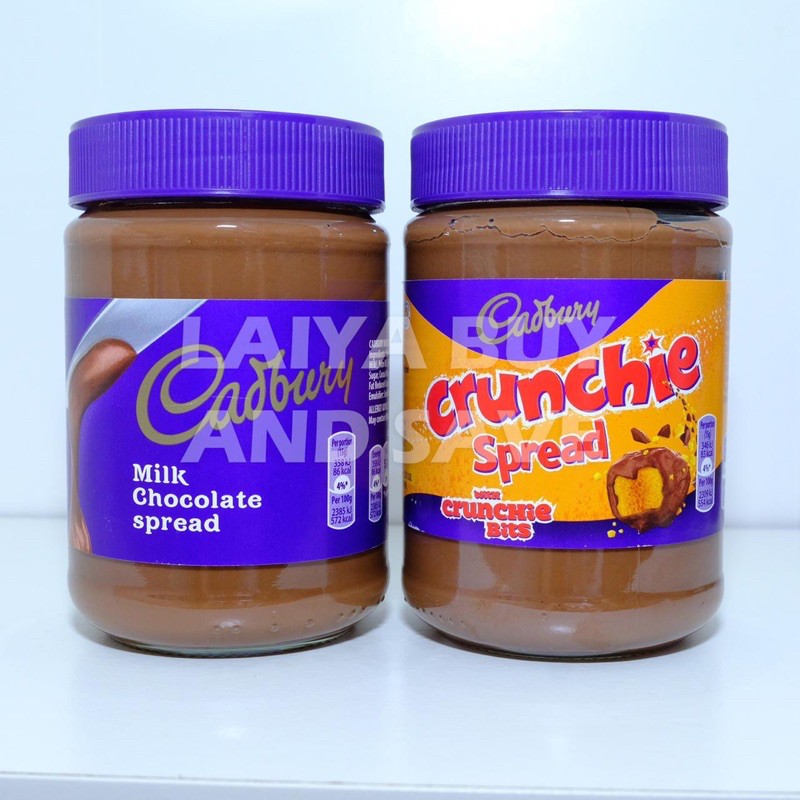 Cadbury Milk Chocolate Spread & Crunchie Spread 400g | Shopee Philippines