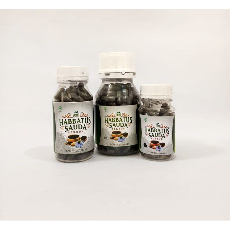 Echo Habbatussauda Contains 200 Capsules (Powder Capsules) | Shopee ...