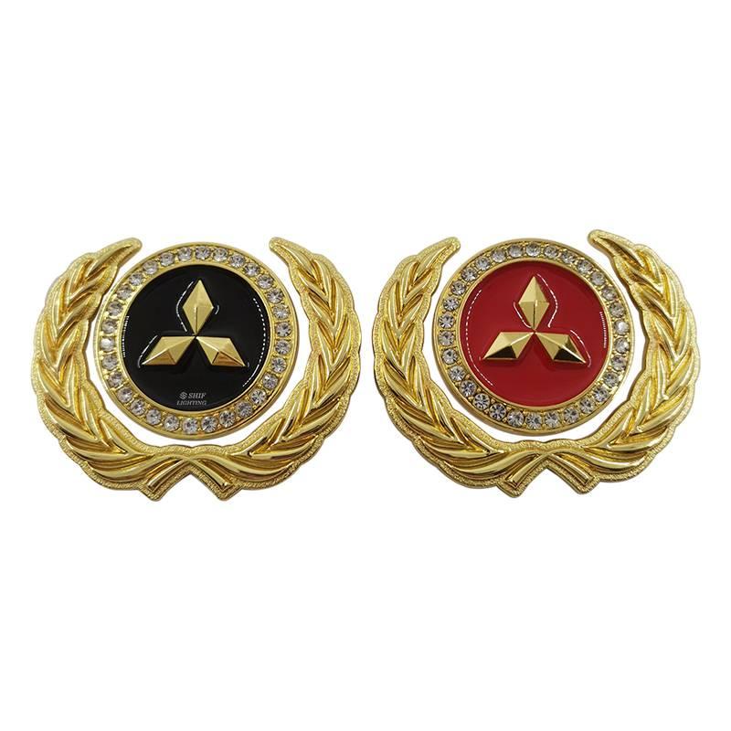 1 X Metal Mitsubishi Logo Car Auto Decorative Emblem Sticker Decal ...