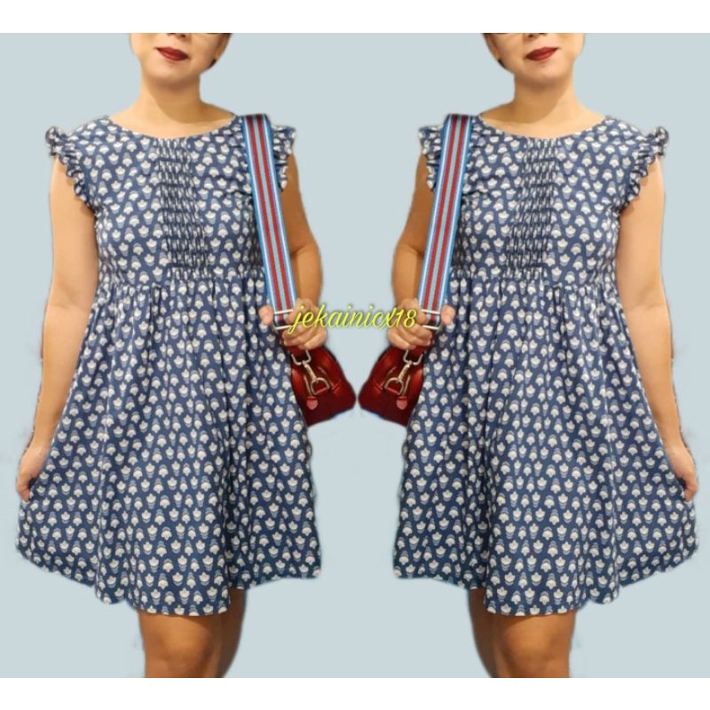preloved medium blue dress | Shopee Philippines
