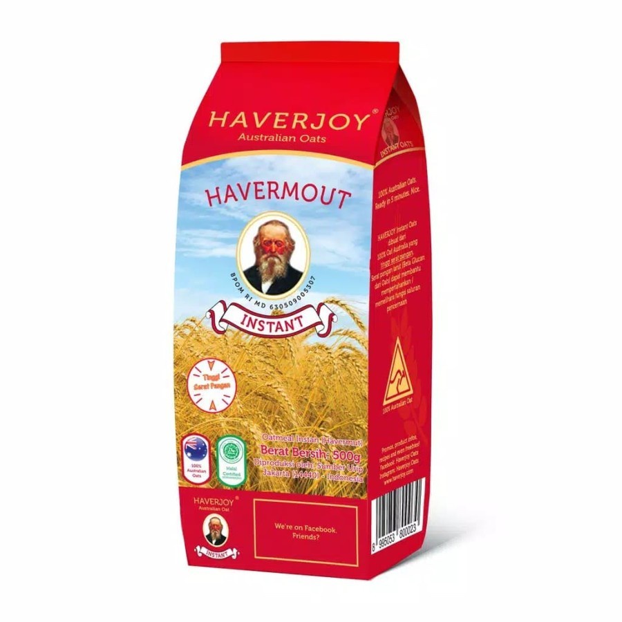 Haverjoy Oatmeal Instant Oats 1 Kg - Australian Oats 1Kg | Shopee ...