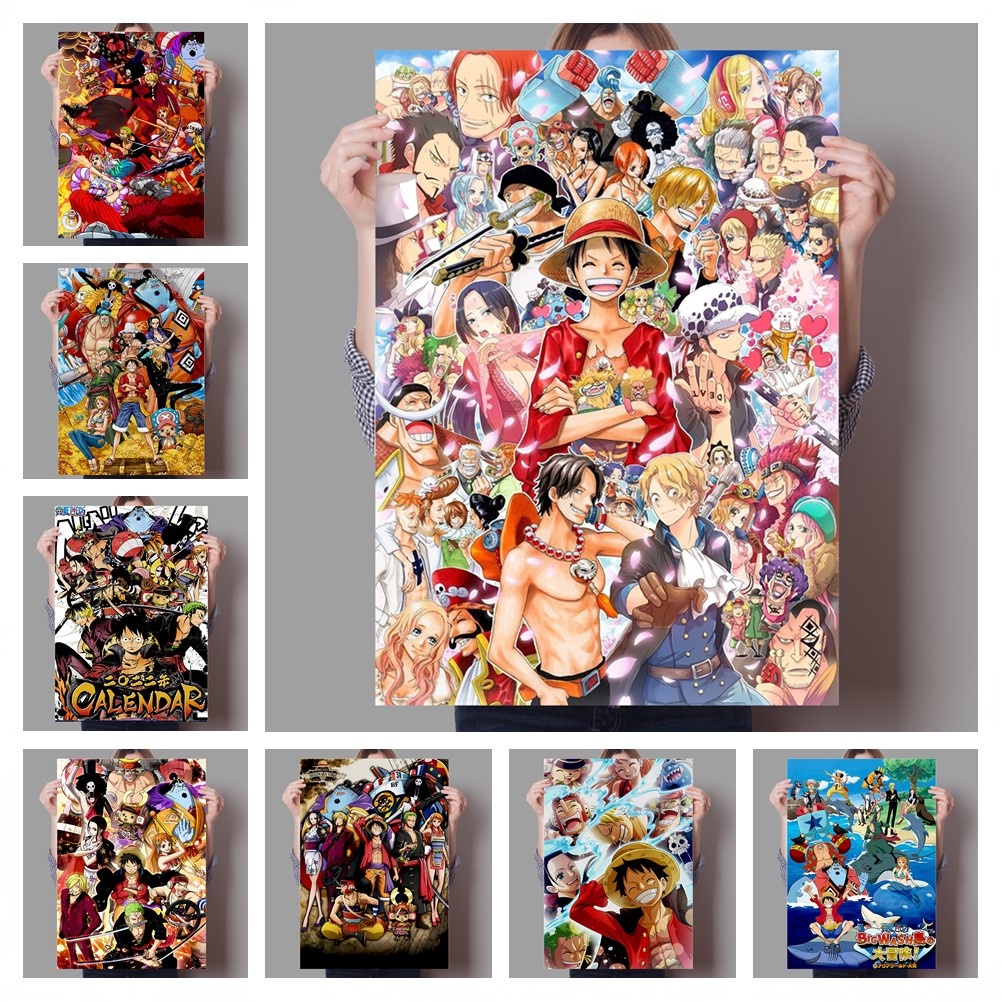 Paint By Number Kit Diy Painting Japanese Anime One Piece Luffy Zoro ...