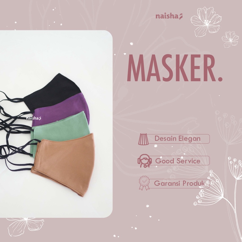 Neisha HIJAB Fabric Mask / HIJAB DUCKBILL Mask / HIJAB Mask / HIJAB ...