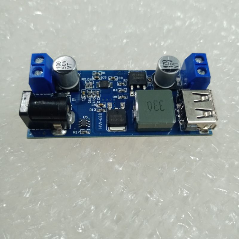 5 VOLTS OUTPUT DC STEP DOWN CONVERTER 9 to 30 VOLTS INPUT TO 5V OUTPUT ...