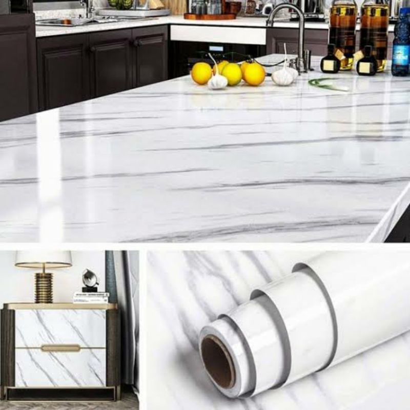 KAYU Marble stickers, glossy marble, thick wooden tables, glass ...