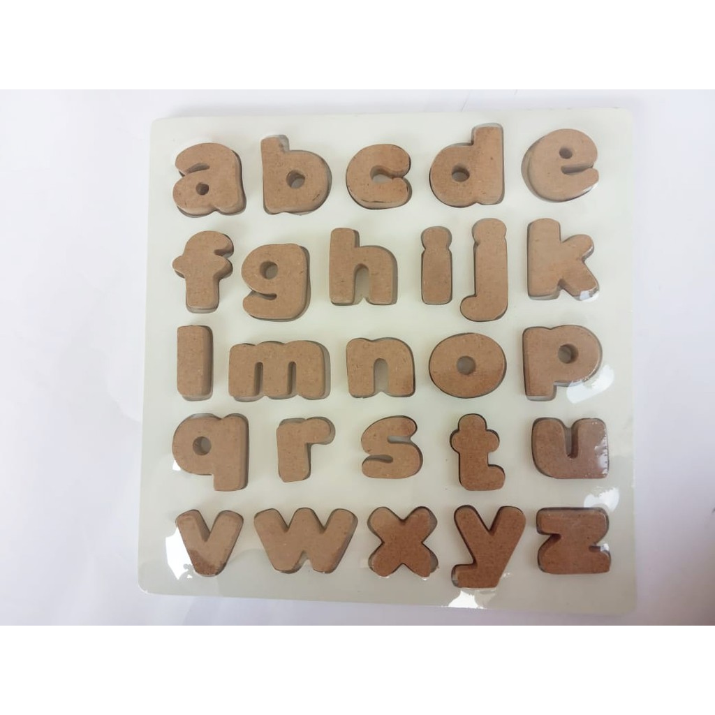 KAYU Children's Educational Toys CHUNKY Letters NATURAL Wooden Toys ...