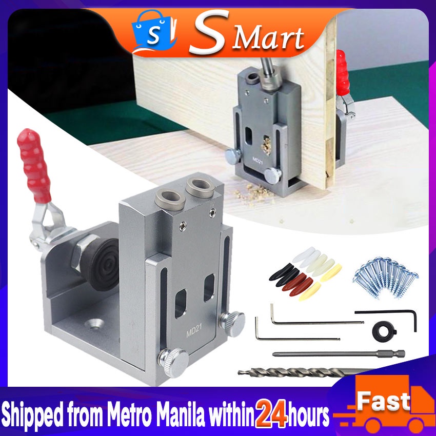【Soyamart】Pocket Hole Jig Kit Fast Clamping Clamp 9mm Wood Working ...