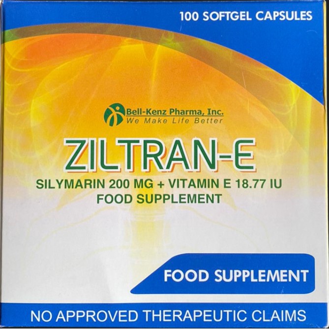 Ziltran-E Silymarin 200mg + Vitamin E 18.77 IU Soft Gel Capsules 100 ...