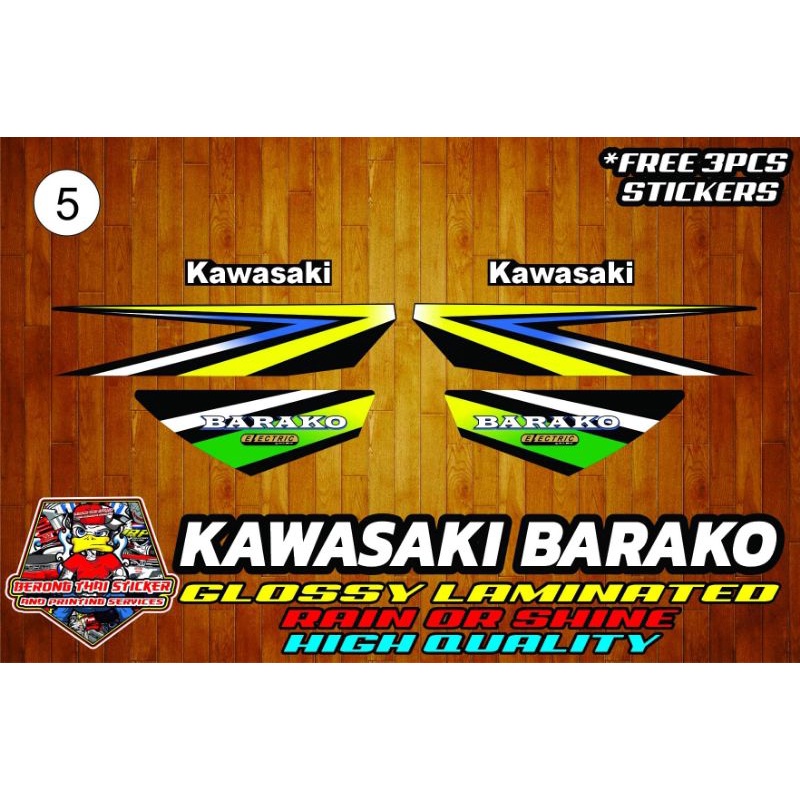 Kawasaki Barako Decals | Shopee Philippines