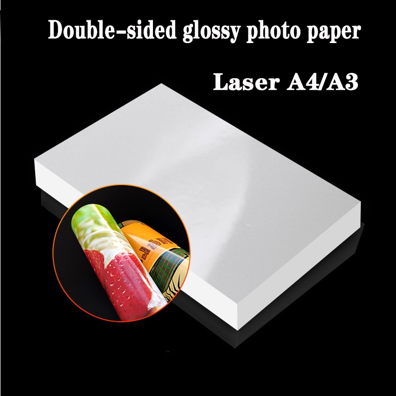 Double-sided glossy photo paper for A4 laser printer 128g 157g 200g ...