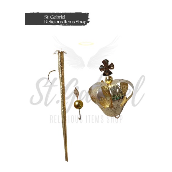 1FT SANTO NIÑO CROWN SET | Shopee Philippines