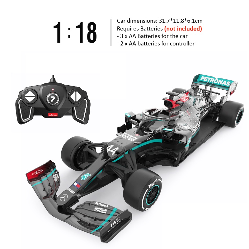Mercedes Benz 1:12 Toys Formula 1 Racing Car Radio Remote Control Toy ...