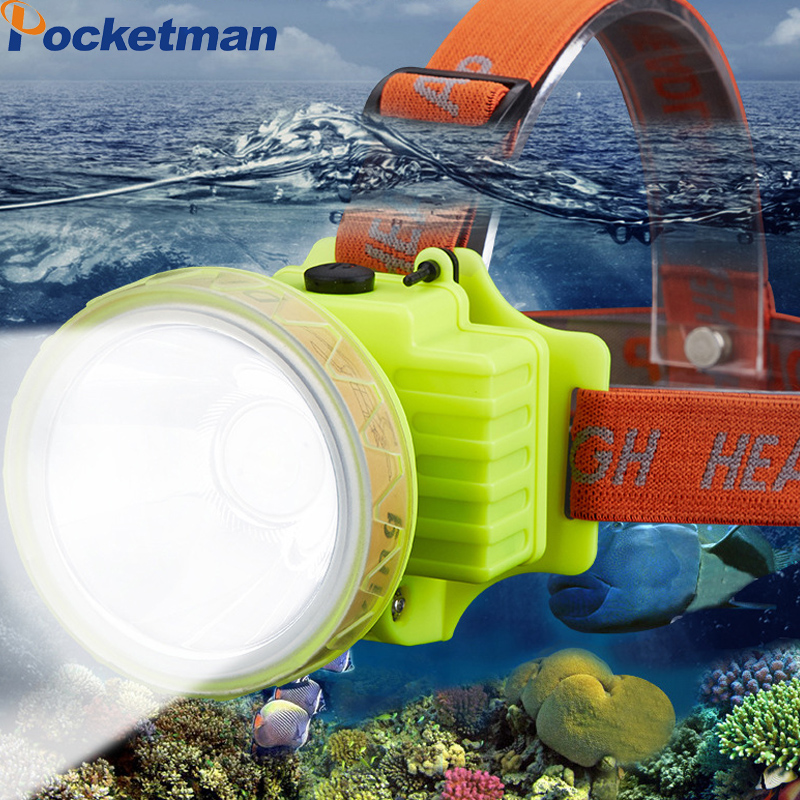 Pocketman Diving Headlamp Underwater Headlight Led Scuba Head ...