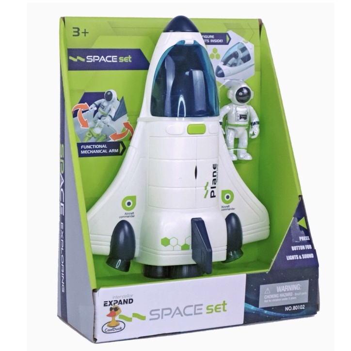 Space Shuttle Spacecraft Airplane Toys for Kids with Lights & Sound & Astronaut Figure,Spaceship ...