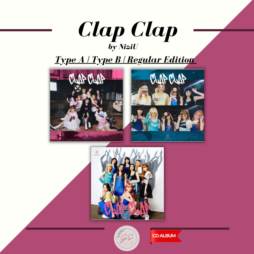 Clap Clap by NiziU | Type A Type B Regular Edition | Shopee Philippines
