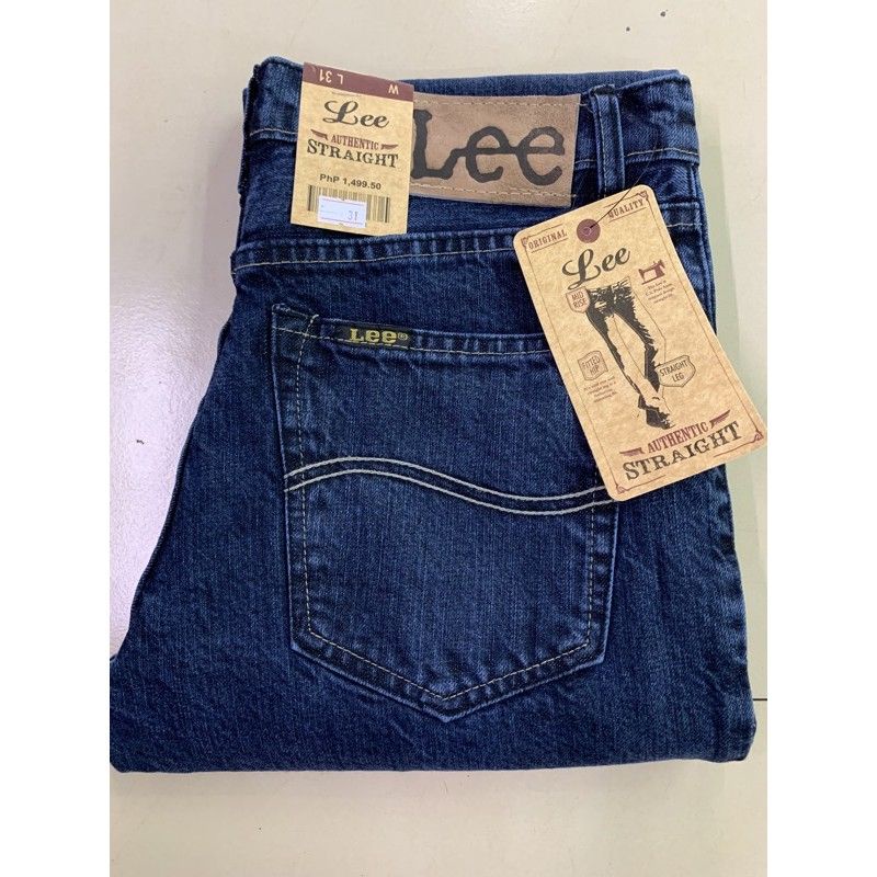 LEE PANTS STRAIGHT CUT FOR MEN WITH TAG | Shopee Philippines