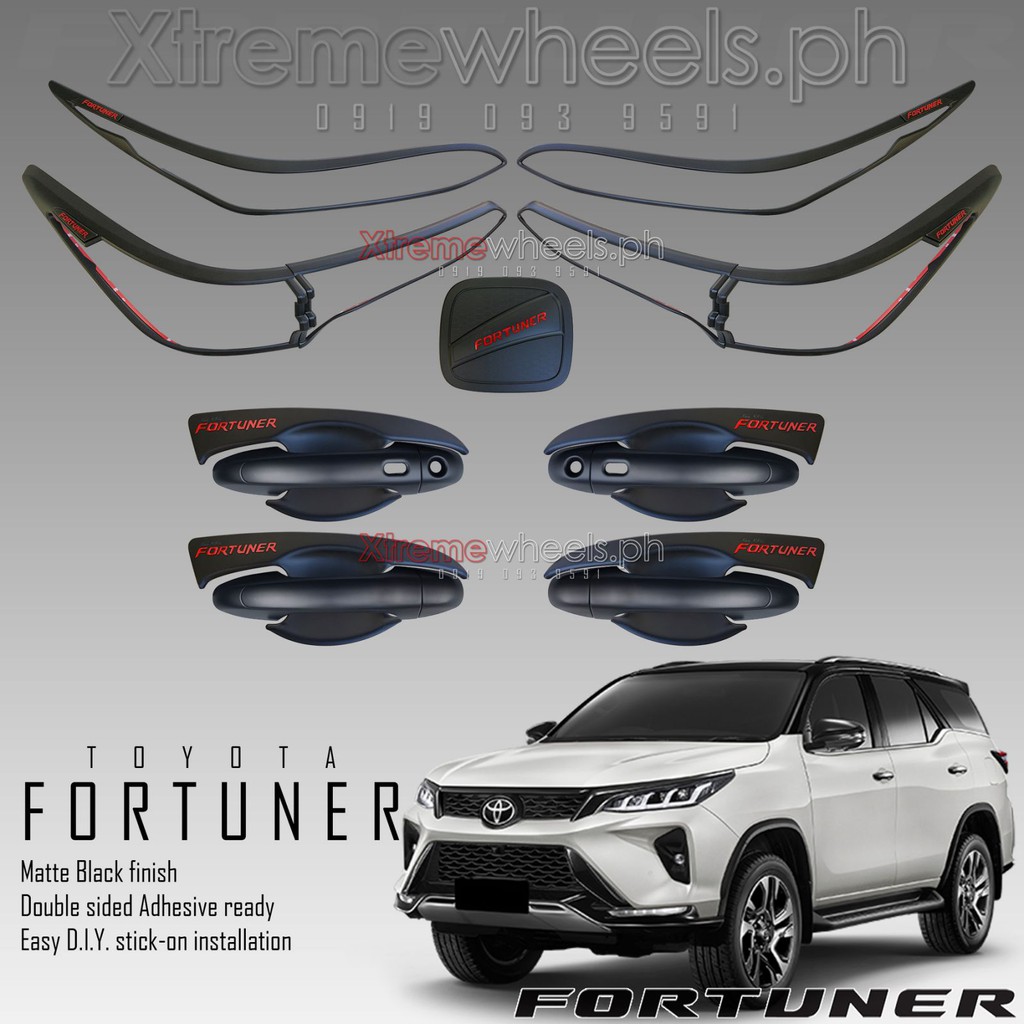 Toyota Fortuner 4x4 2021-2025 Garnish Cover / Combo set with Fortuner ...