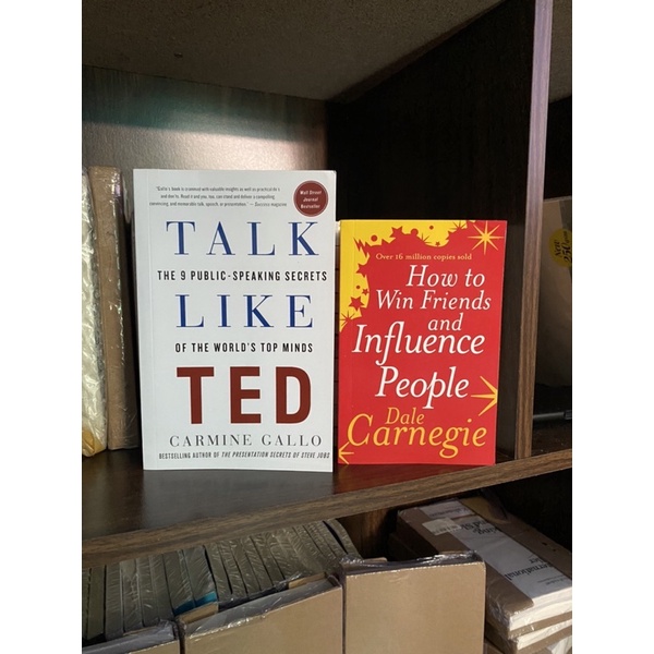 How To win Friends and Influence People + Talk Like Ted Bundle | Shopee ...
