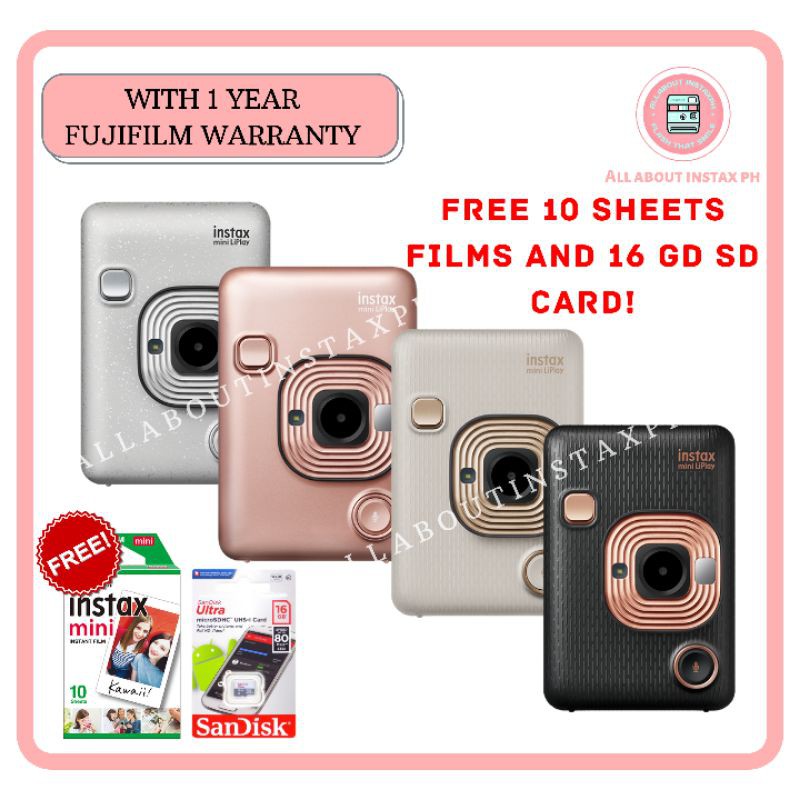 Instax LiPlay Camera and Printer - Hybrid Instant Camera Smartphone ...