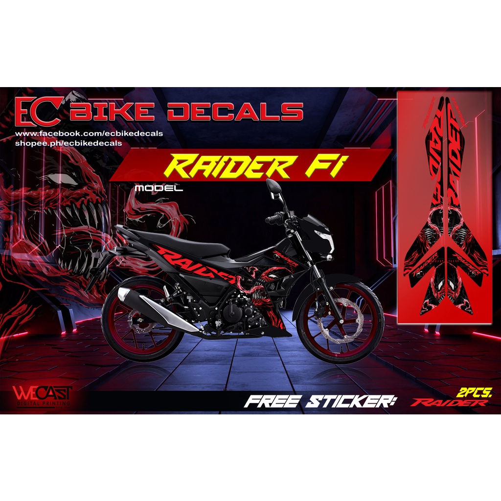 WECAST R150 FI Decals Sticker Venom Motorcycle Decals Customized with ...