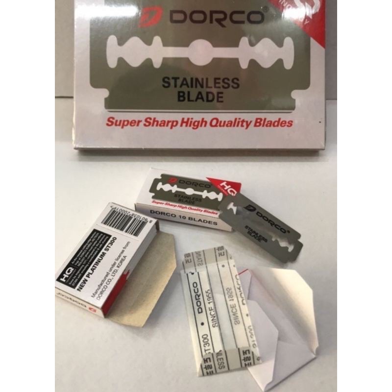 Dorco stainless blade 1box/10pcs | Shopee Philippines