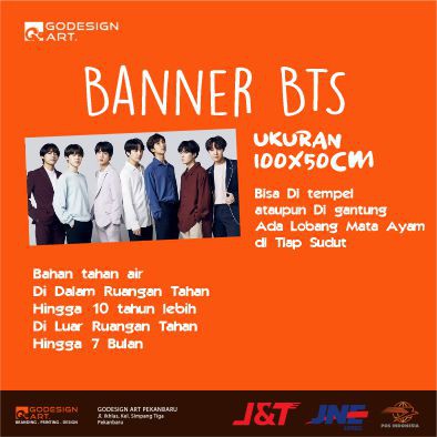 Bts BANNER | Flexy Material (Can Customize Images) | Shopee Philippines