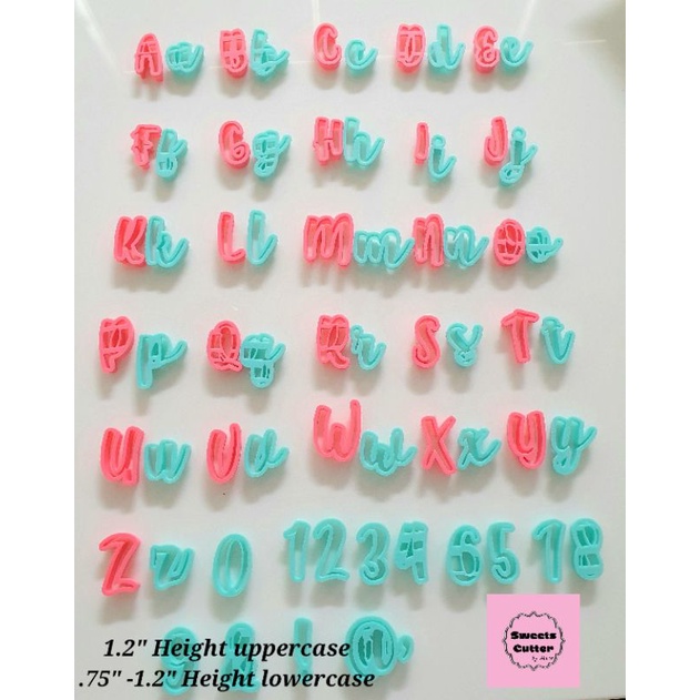 Calligraphy Letter Cutter Fondant Cutter | Shopee Philippines