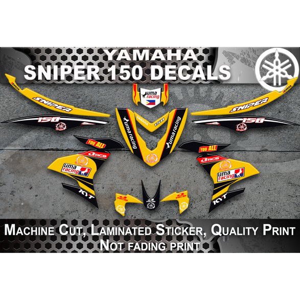 SNIPER 150 DECALS DESIGNS (AVAILABLE IN ALL COLORS) | Shopee Philippines