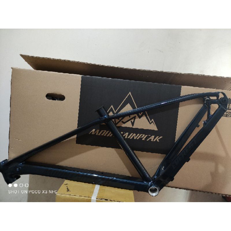 Mountainpeak mtb 27.5 everest frame (medium) (glossy dark blue) (glossy ...