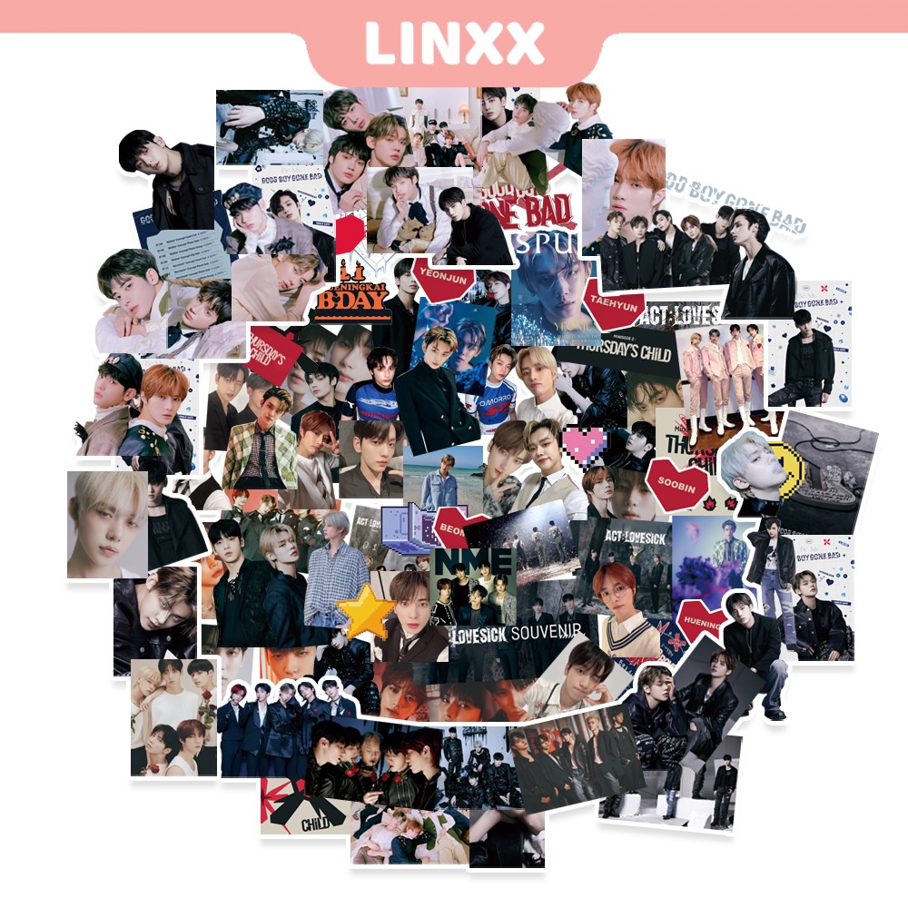 LINXX 102Pcs TXT GOOD BOY GONE BAD Album Stickers idol Collection ...