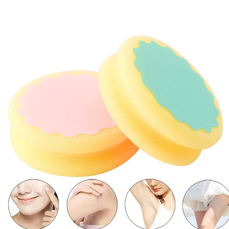 Hair Removal Sponge Pad Painless Fast Depilation Waxing Polishing Pad ...