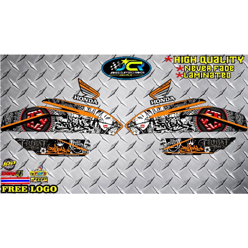 TMX 155/ SKYGO/MOTOPOSH/PINOY/EURO/RUSI ( TRIBAL DESIGN STOCK DECALS ...