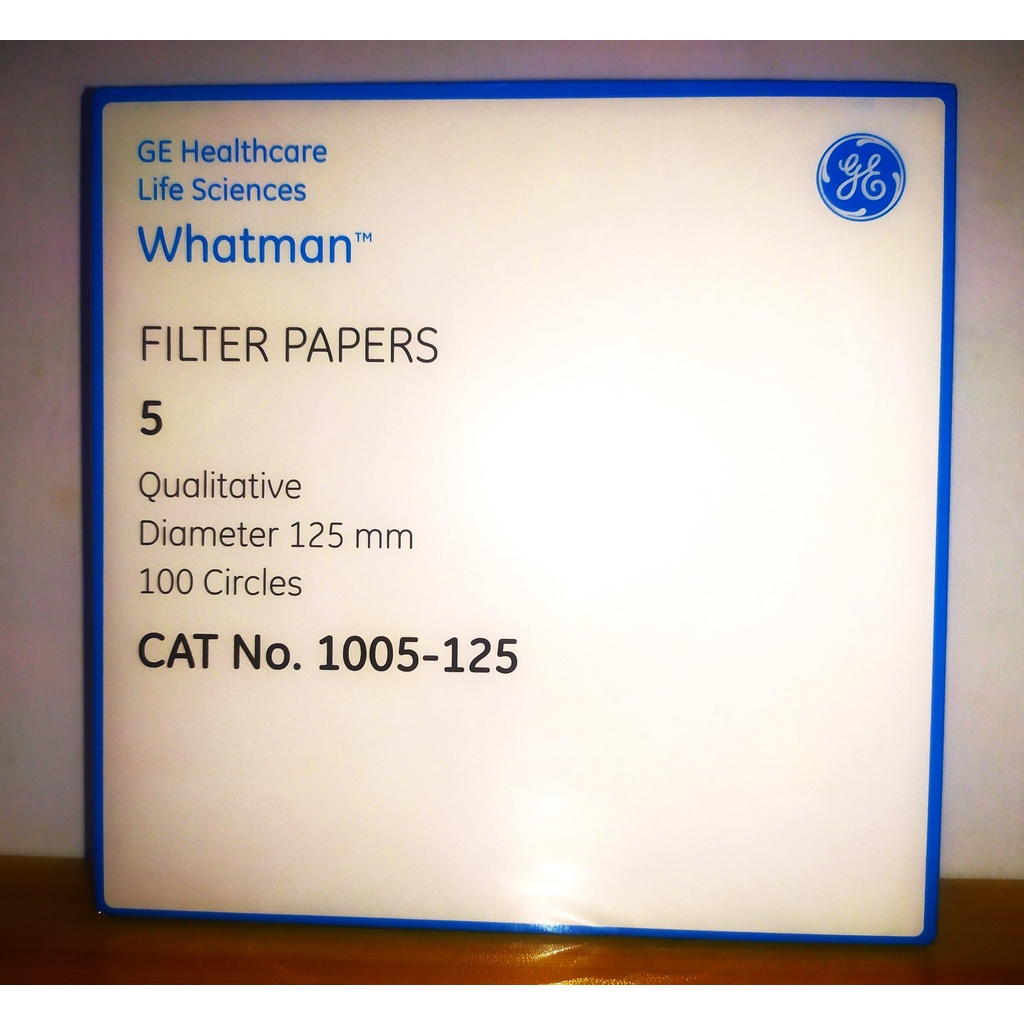 Whatman No. 5 Qualitative Filter Paper 125mm | Shopee Philippines