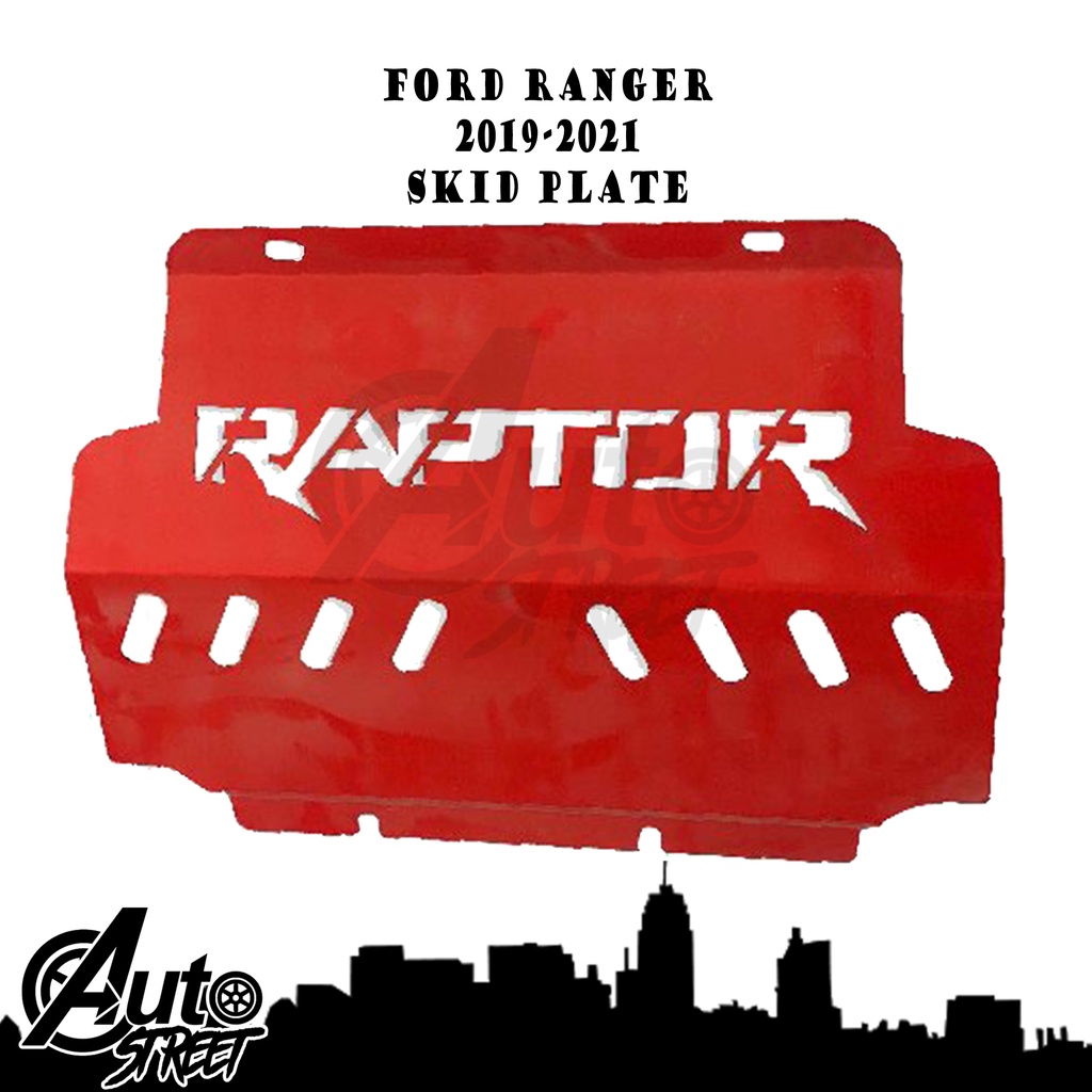 Ford Ranger Raptor 2019-2021 Metal Skid Plate (Red) | Shopee Philippines