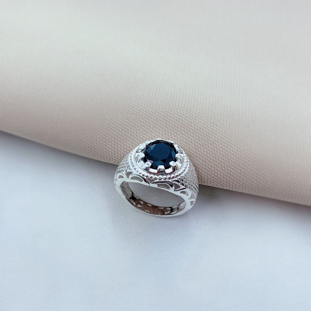 Silver Palace Genuine 925 ITALY SILVER NZ057 (Men's Ring) | Shopee Philippines