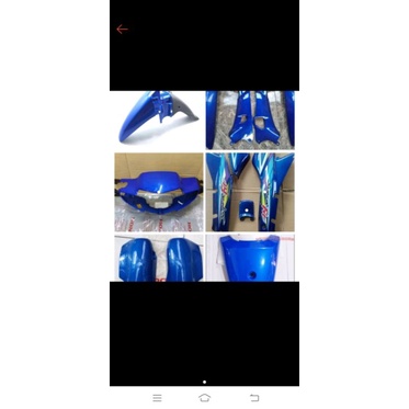 Full body Smooth supra fit Old Blue+Front Reflector Back | Shopee ...