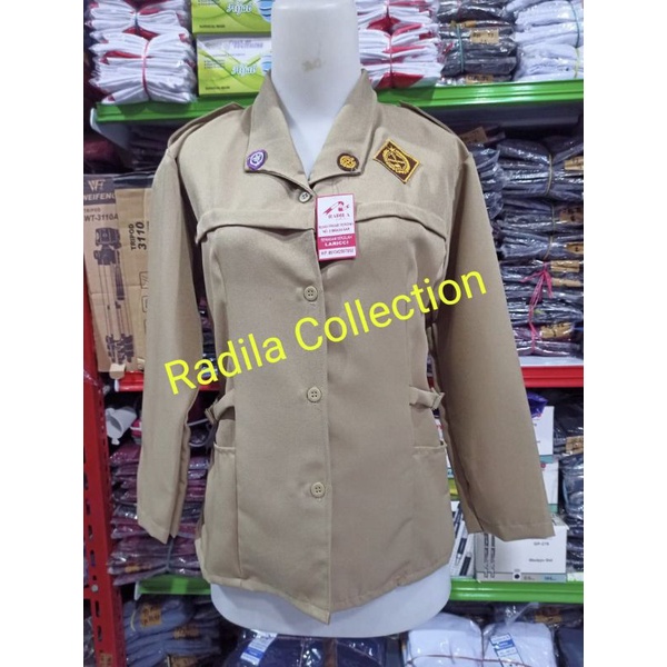Laricci Cloth Elementary School Girls Long Scout Shirt School Uniform ...