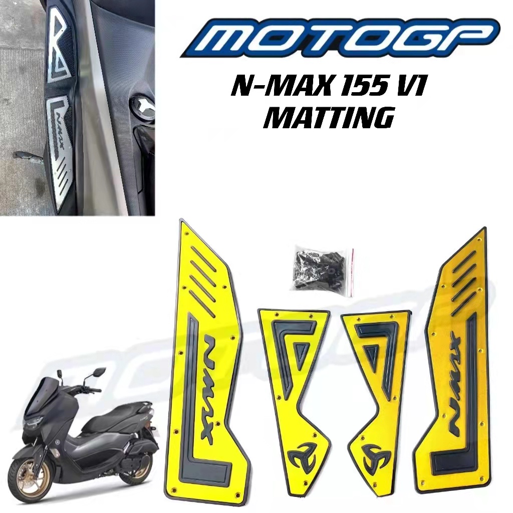 Yamaha Nmax 2019 V1 Matting Footboard With Complete Bolts and Nuts ...