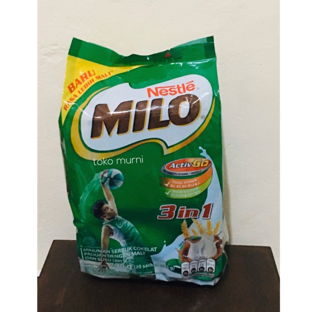 Milo 3 In 1 Sachet 700 Gr (20 Sachets @ 35gr) | Shopee Philippines