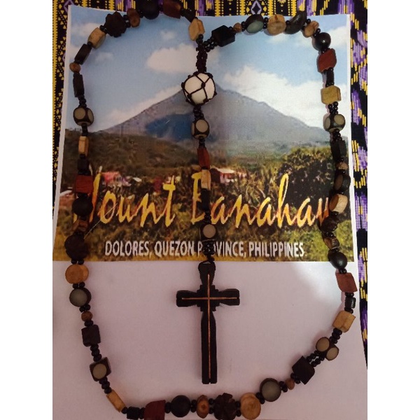 Banahaw charms ten elements rosary with bato Omo | Shopee Philippines