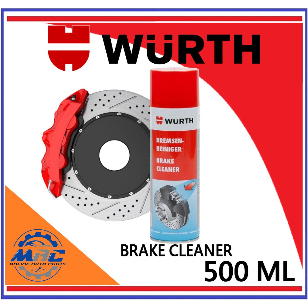 Wurth Brake Cleaner 500ml degreaser | Shopee Philippines